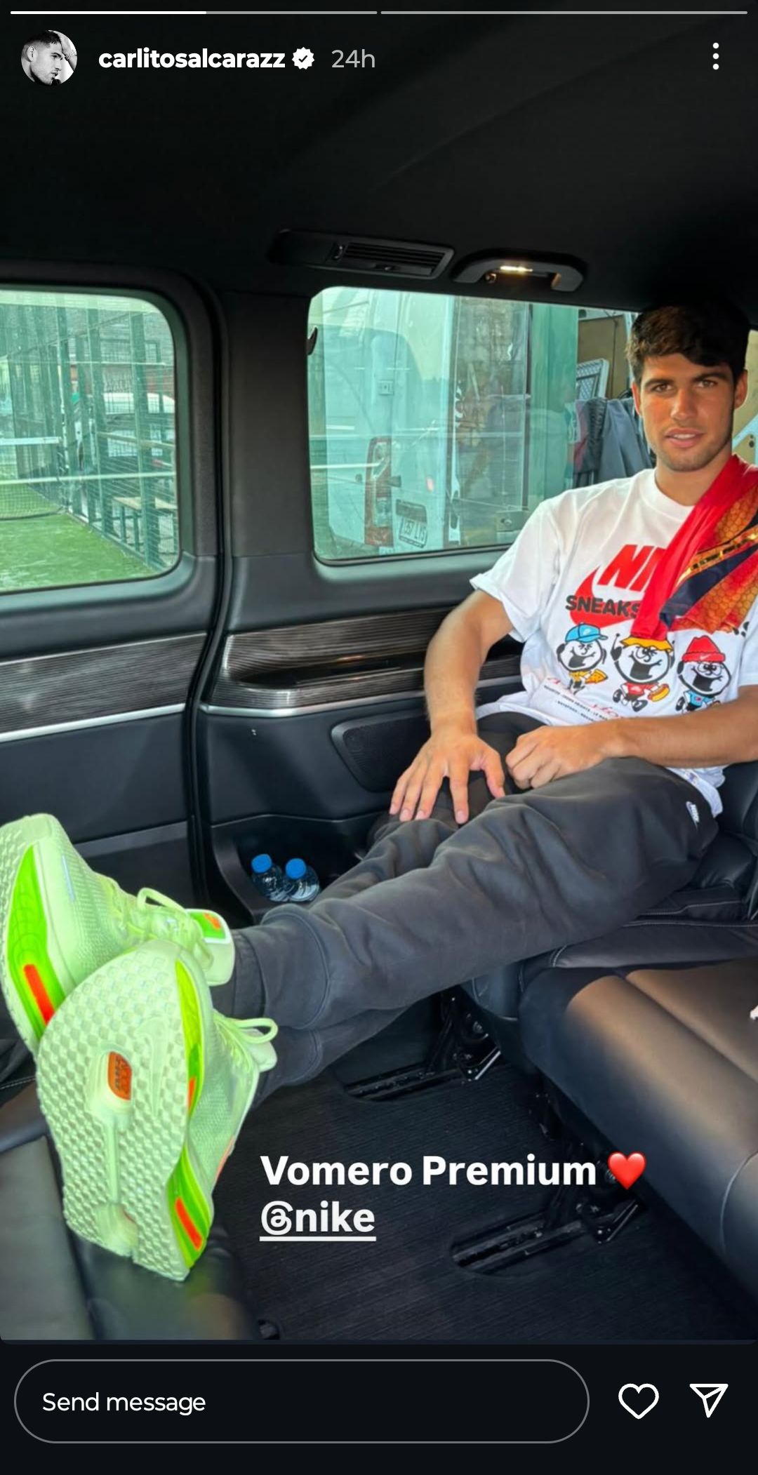 Nike Gifts Jannik Sinner and Carlos Alcaraz Snazzy Kicks After ...