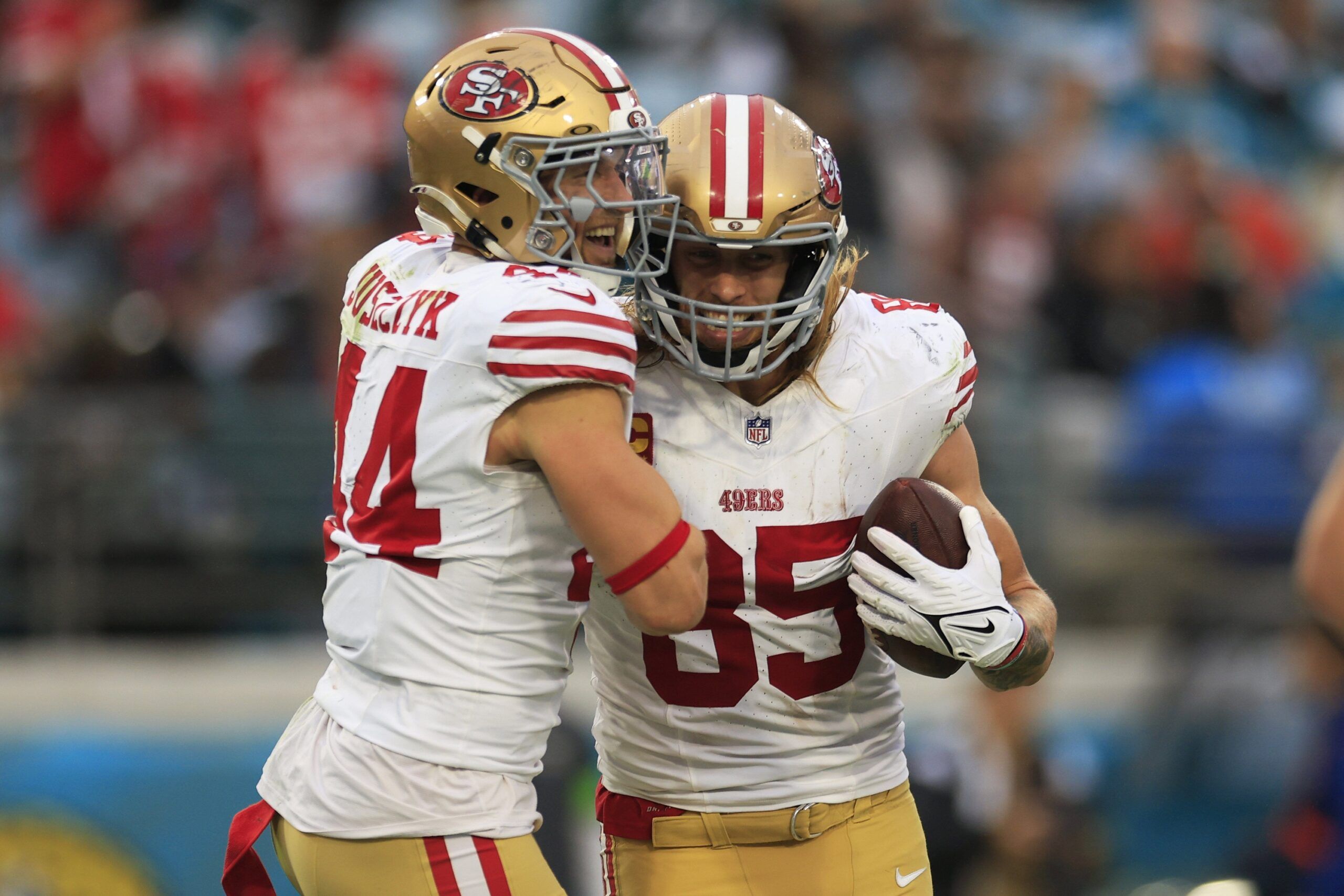 49ers Star George Kittle Drops Hilarious 8-Word Reaction to Kristin ...