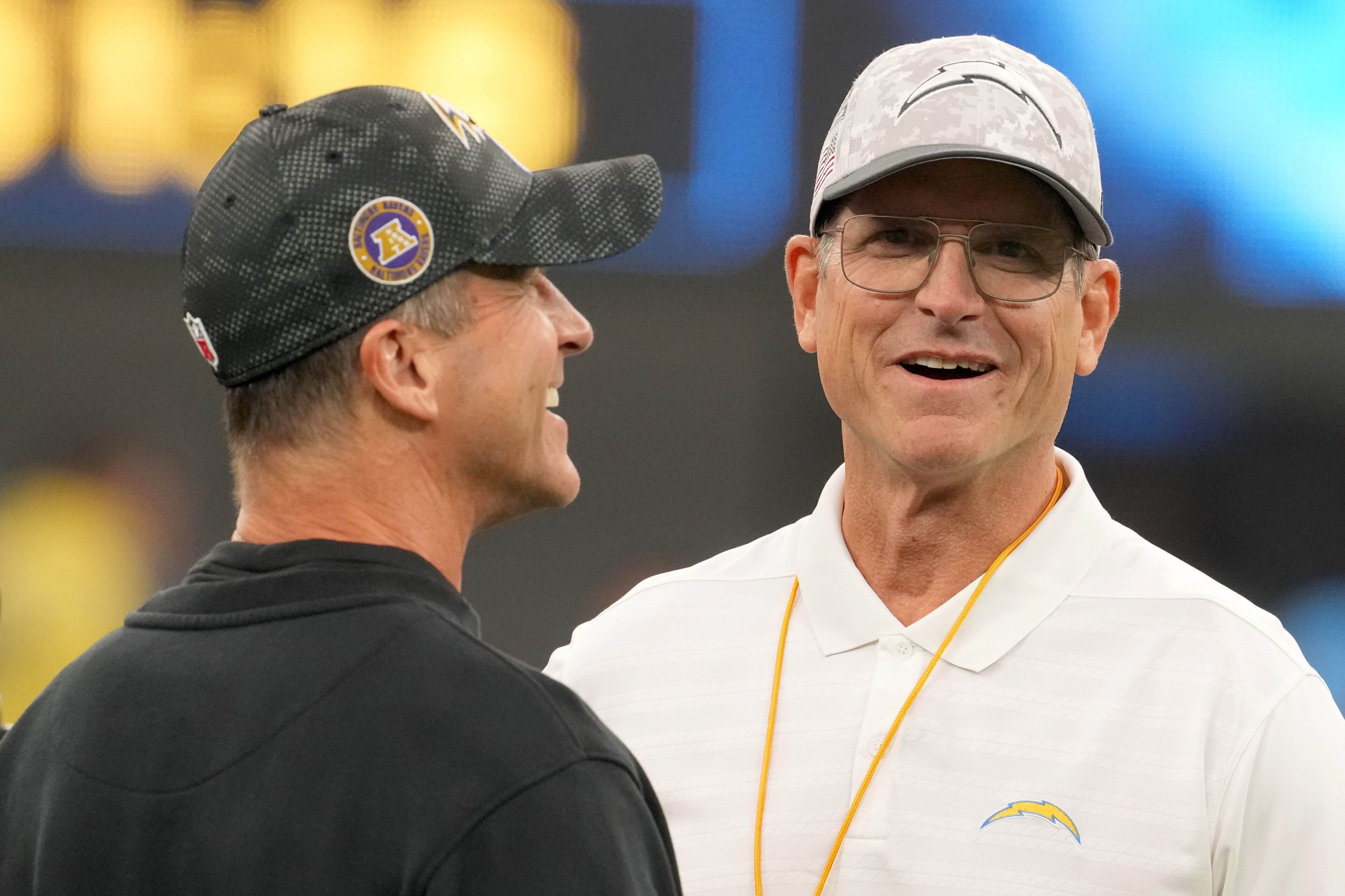 Chargers HC Jim Harbaugh Breaks Silence on Meeting President Donald ...