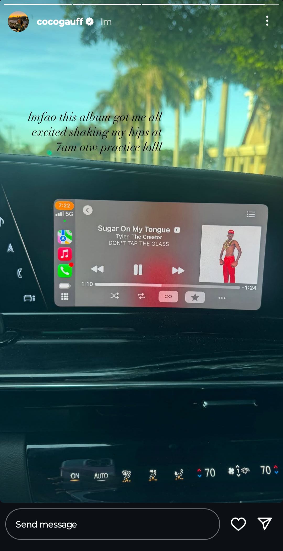 Coco Gauff Reveals 1 Artist That’s Got Her ‘Shaking Her Hips’ on the ...