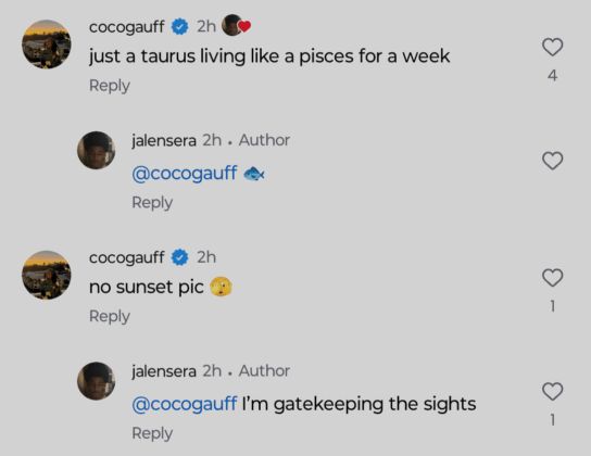 Coco Gauff Makes Her Feelings Known on Boyfriend Jalen Sera’s Trip to ...