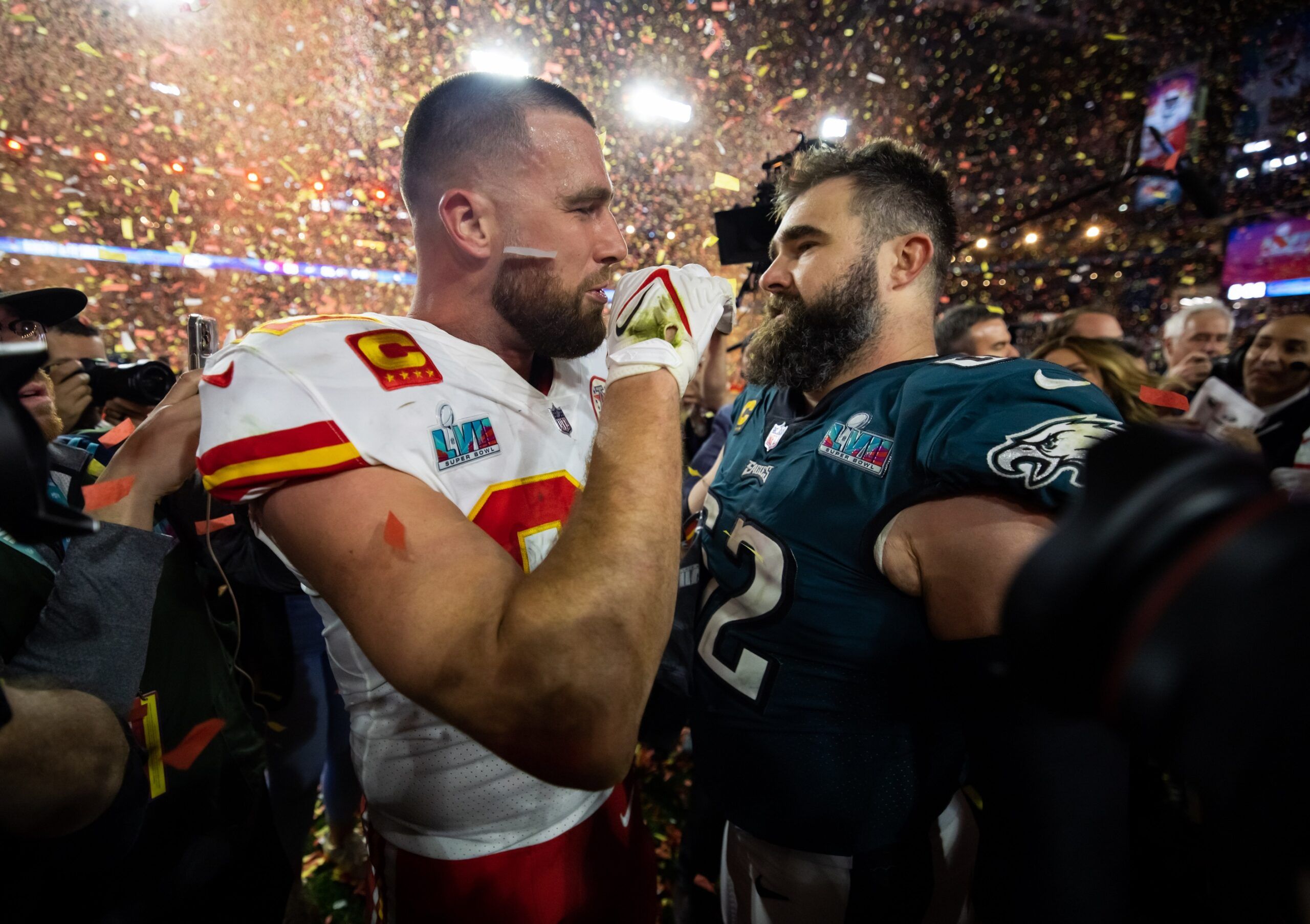 Jason Kelce’s Video From Travis Kelce’s Freshman Year Goes Viral As Eagles Legend Shares ...