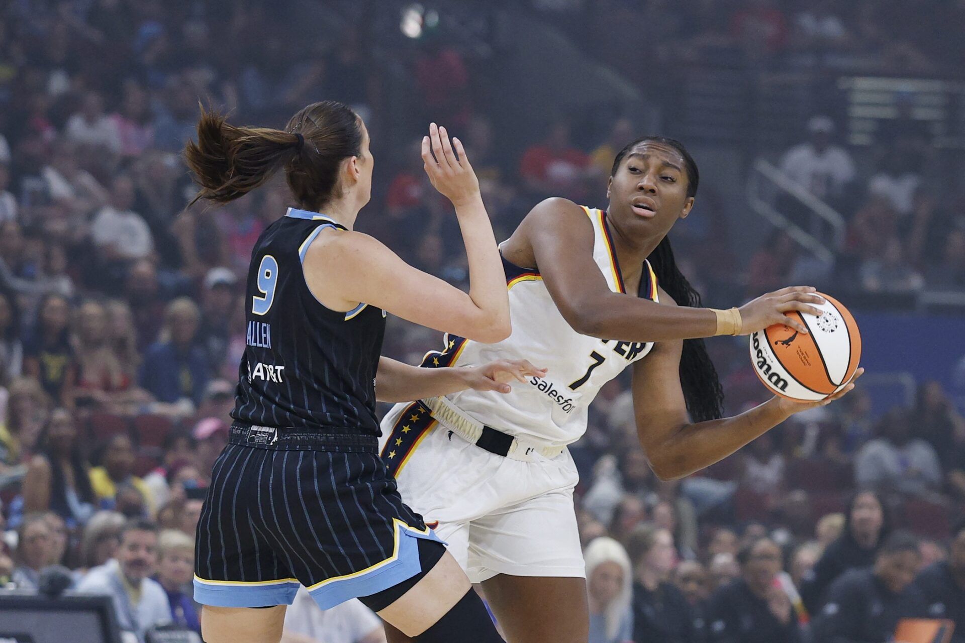 Fever Star Aliyah Boston Drops Hyped 5-Word Message to Kelsey Mitchell ...