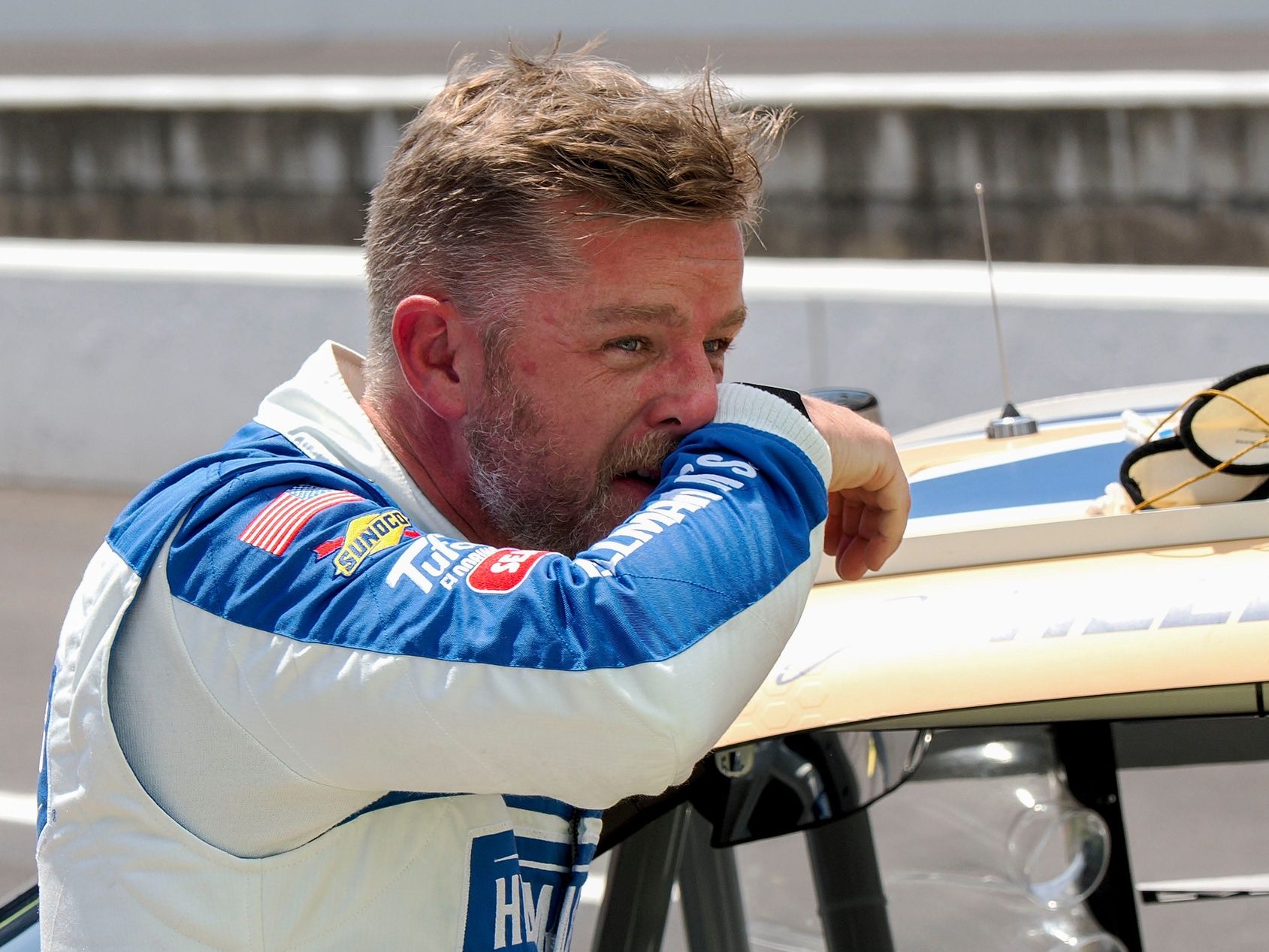 Justin Allgaier Admits the 'Hardest Part' of Losing Indy Victory After Costly Wreck With Kyle Larson