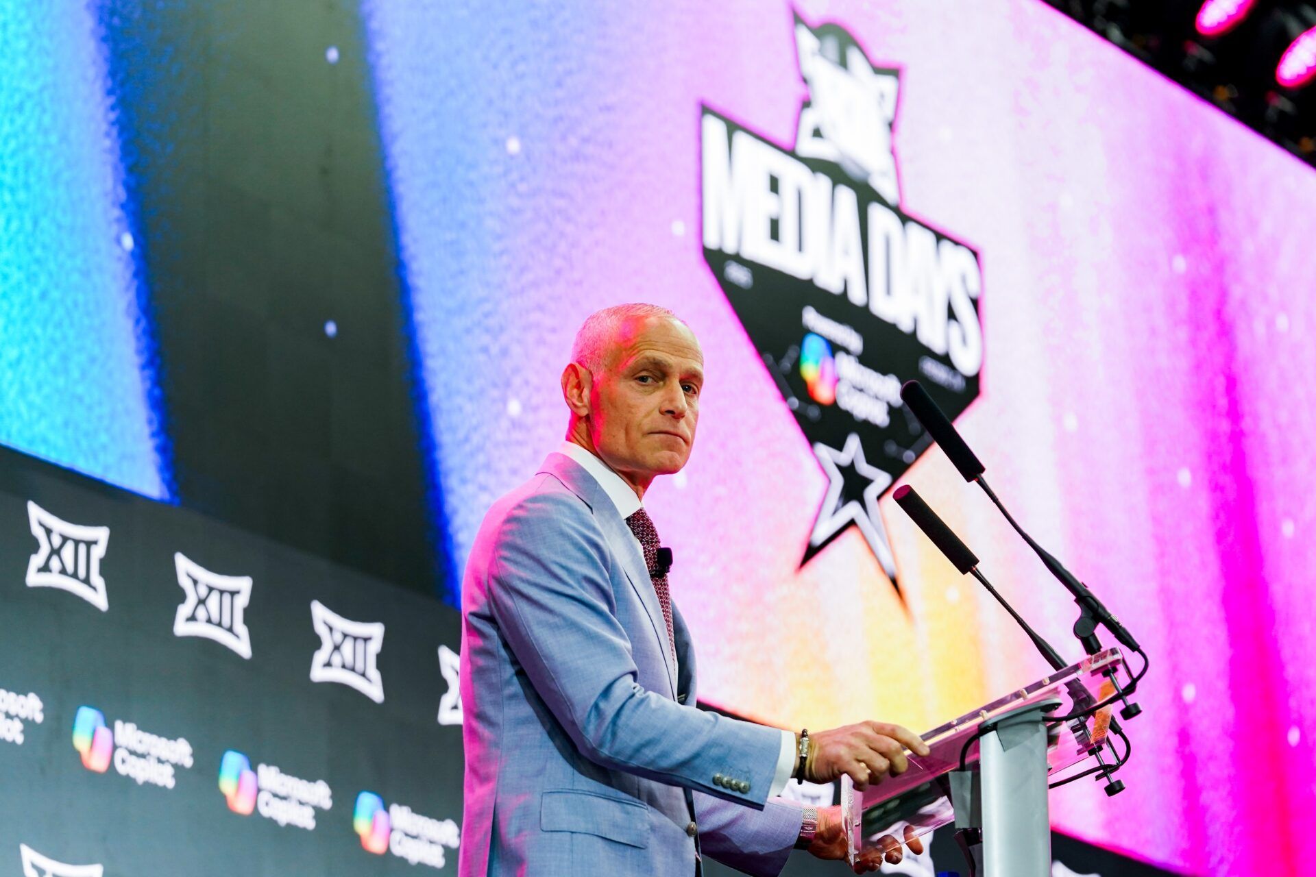 Big 12 Commissioner Brett Yormark Breaks Silence on Bill Self, Deion ...