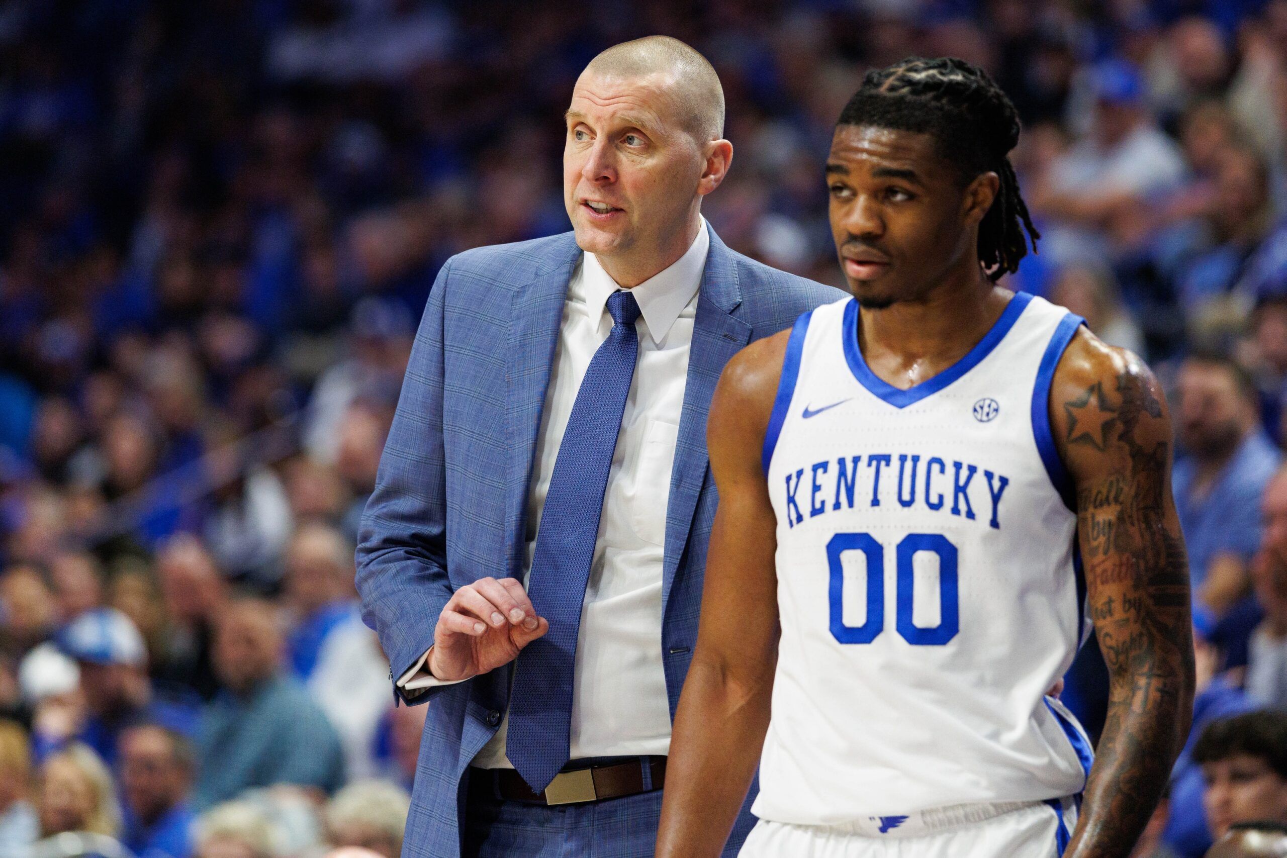 Mark Pope Gives Honest Review of Otega Oweh’s Progress After NBA Draft ...