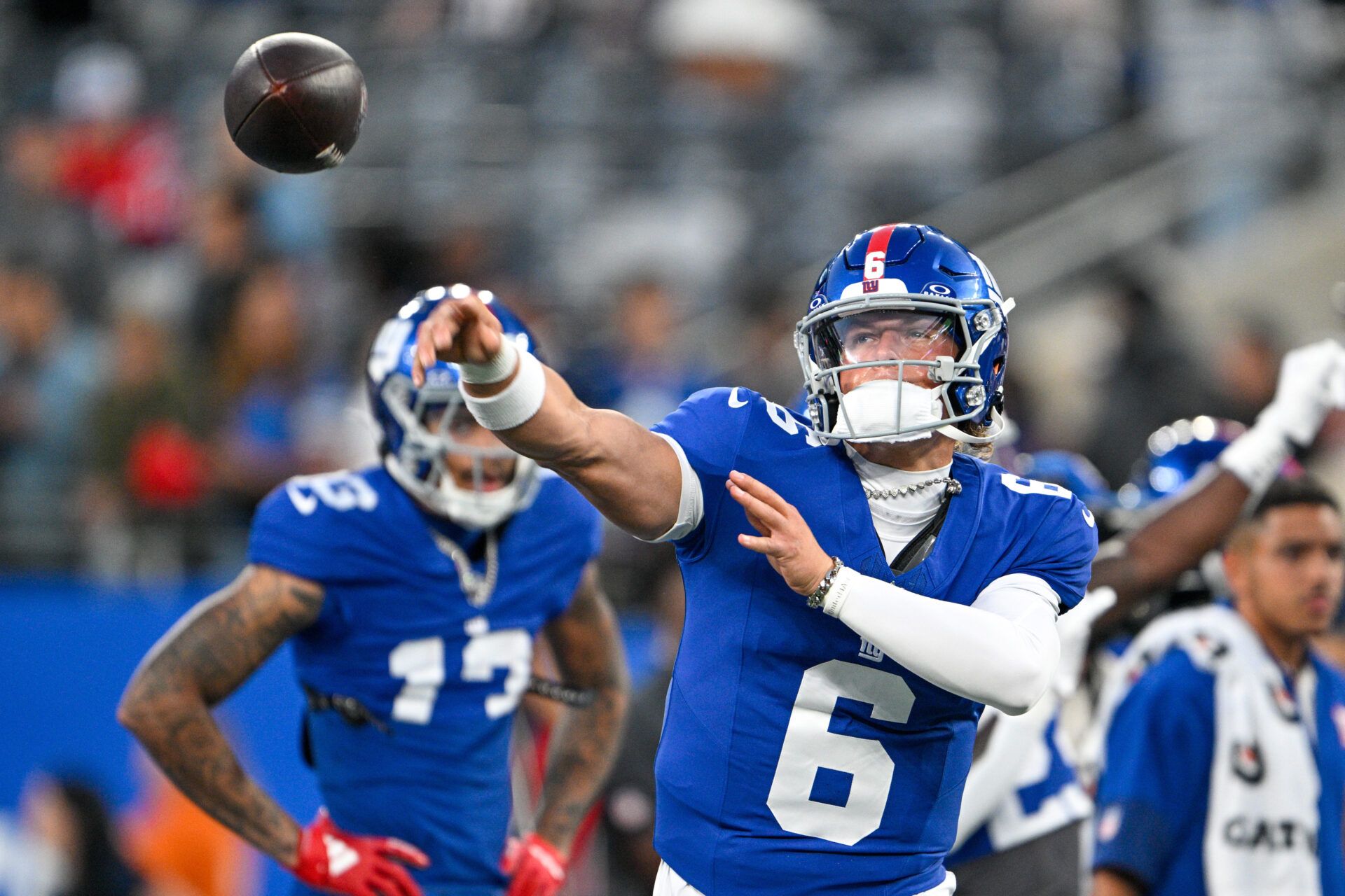 Jaxson Dart Injury Update: Latest on the Giants QB After Took a Big Hit ...