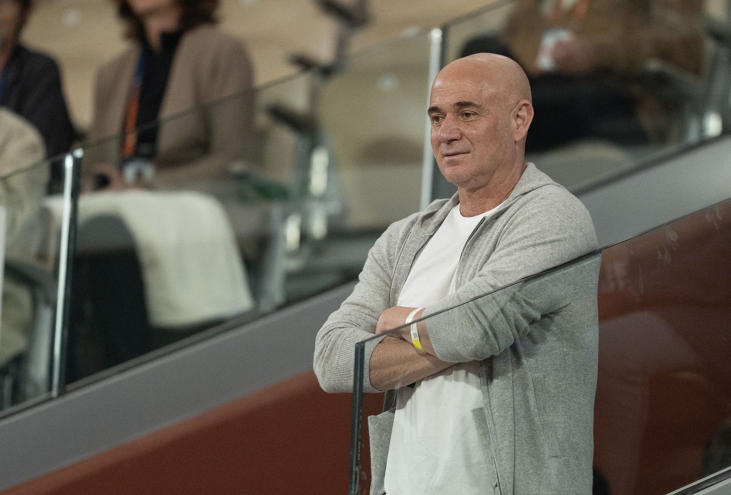 Andre Agassi Can’t Hide His Happiness As Daughter Jaz Supports the ...