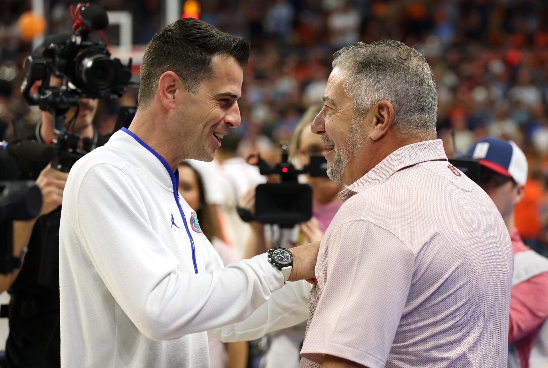 Florida S Todd Golden Says Special Moment With Bruce Pearl After Auburn