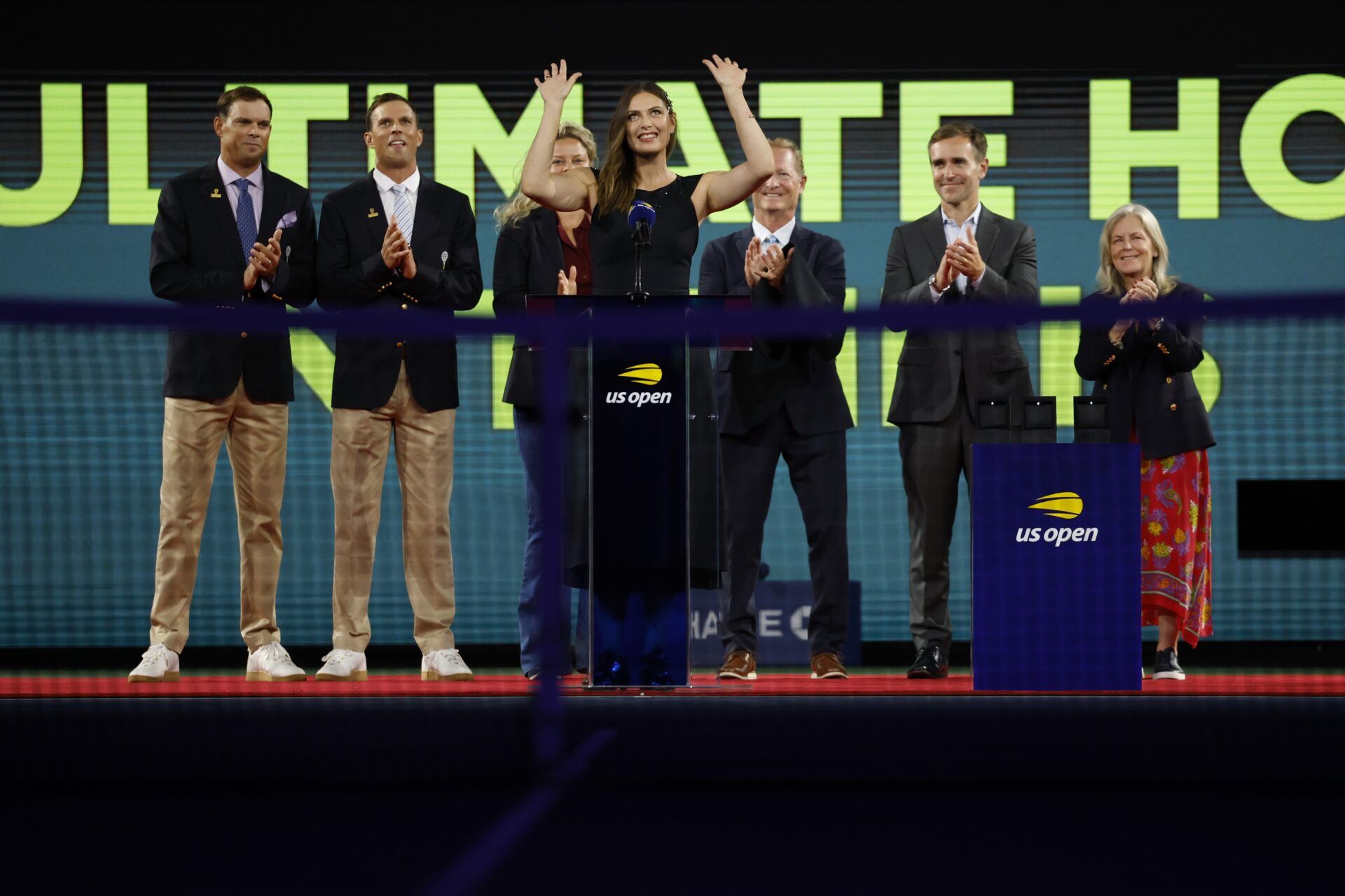 Maria Sharapova Turns Heads at US Open 2025, Enters the Court in Outfit ...