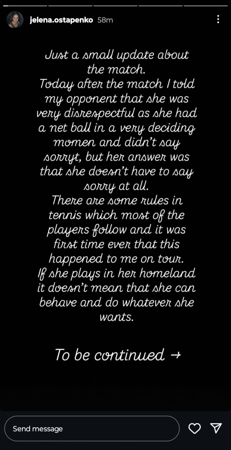 Jelena Ostapenko Hits Out at Taylor Townsend Supporters After Heated ...