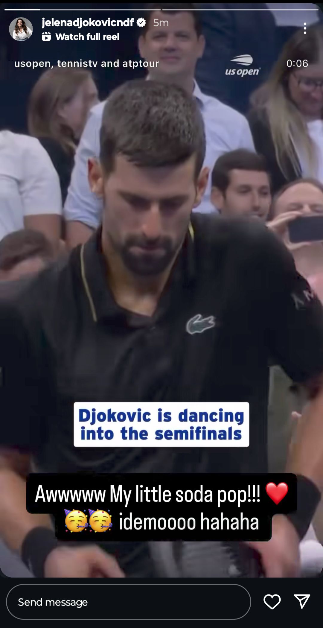 Novak Djokovic’s Wife Can’t Contain Her Happiness as Her ‘Little Soda ...