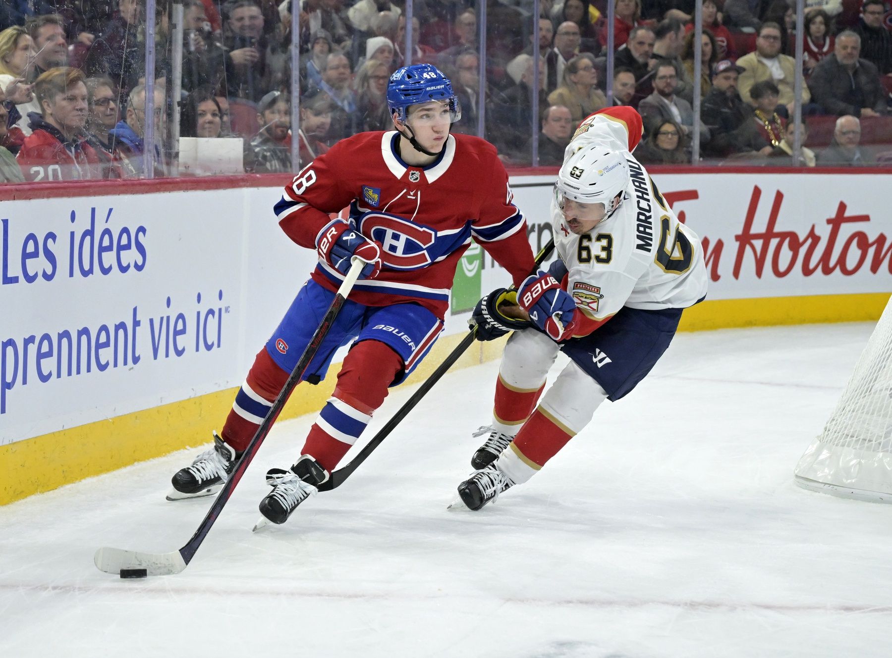 Brad Marchand Sends Lane Hutson’s Father 5-Word Message As Canadiens ...