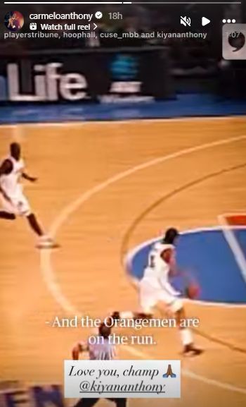 Carmelo Anthony Responds to Son Kiyan Anthony's Touching Message After ...