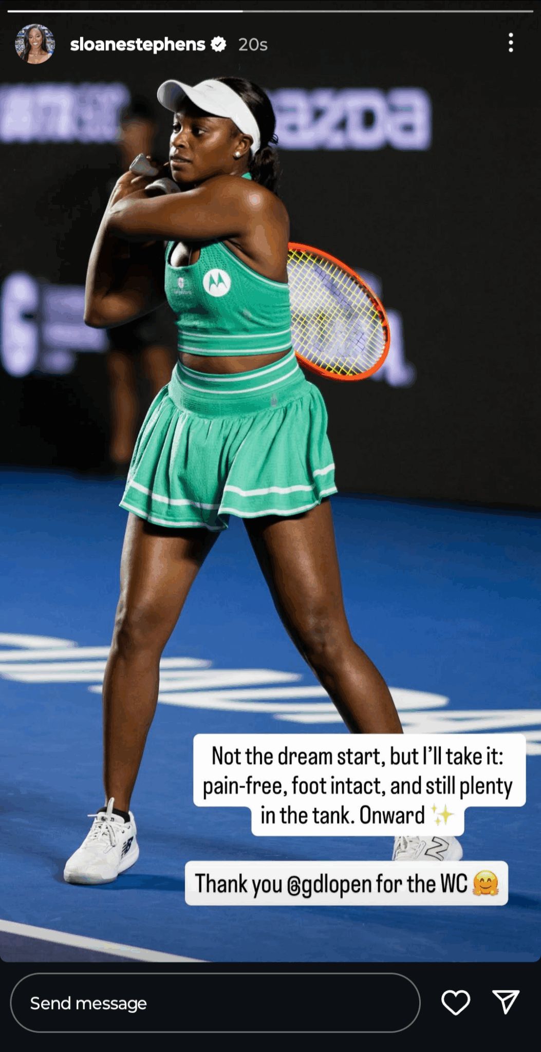 Sloane Stephens Confidently Asserts She Has ‘Plenty in the Tank ...