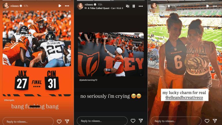 Jake Browning’s Girlfriend Stephanie Drops 4-Word Reaction to Bengals ...