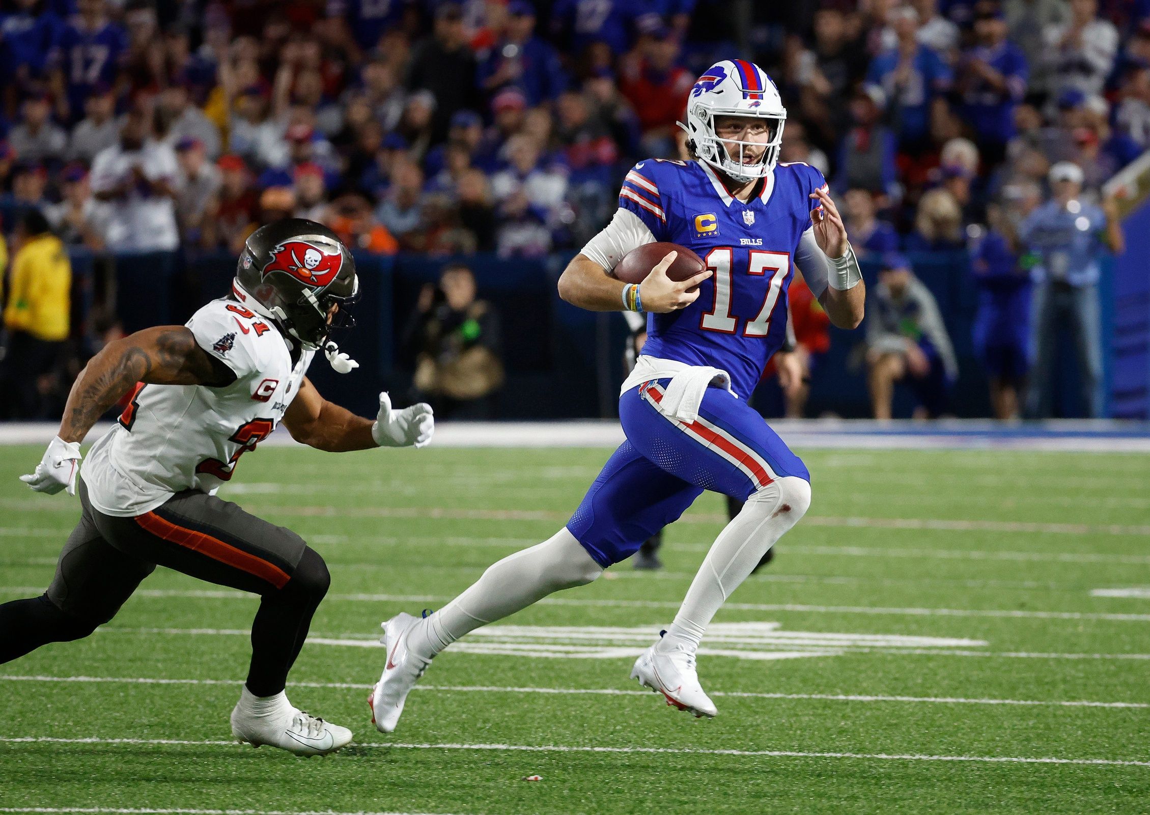 Why Is Josh Allen Wearing a Visor? A Look at the Bills QB's Decision ...
