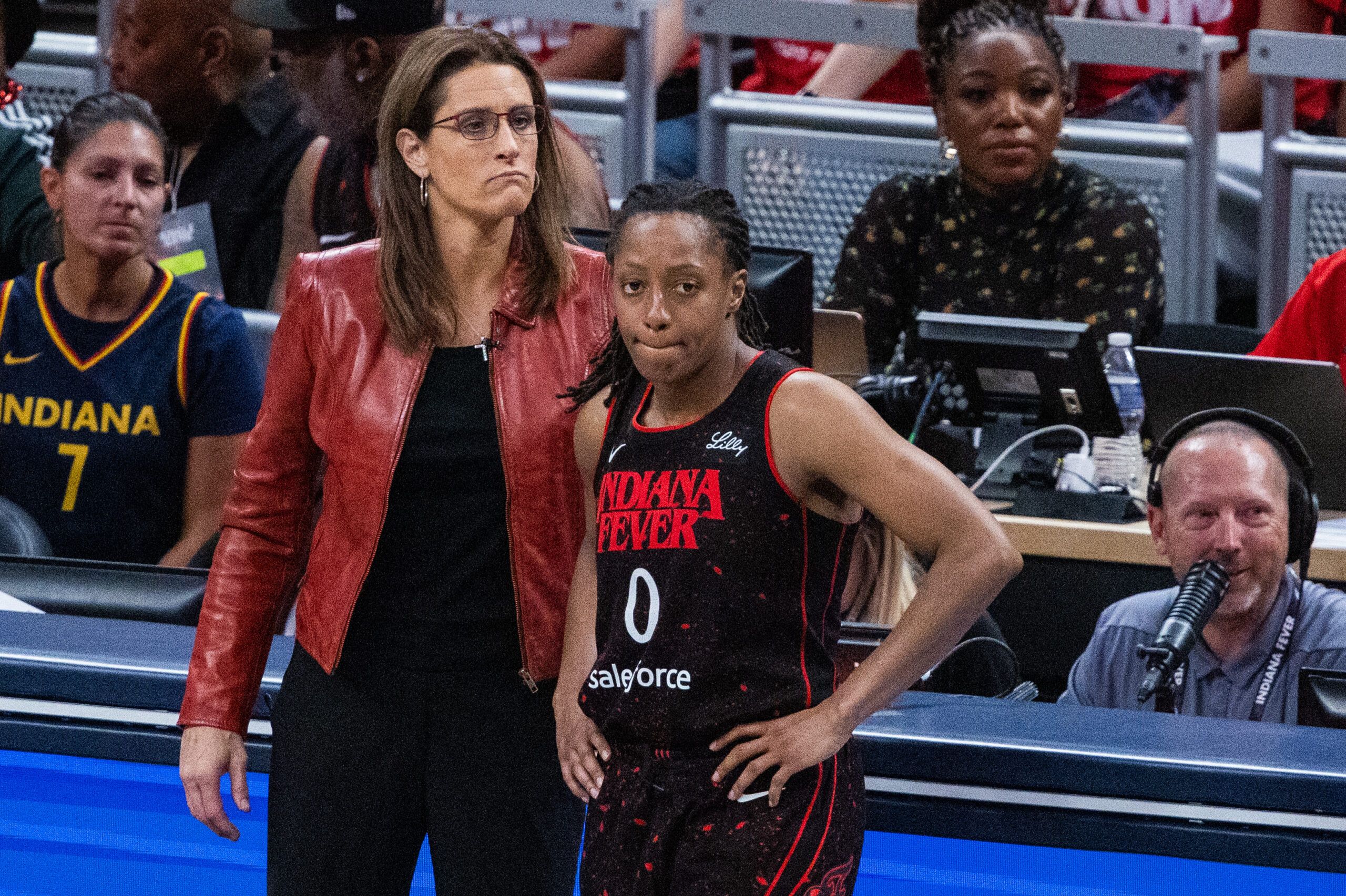 Stephanie White Surprises Kelsey Mitchell in Style As Fever Star Is ...