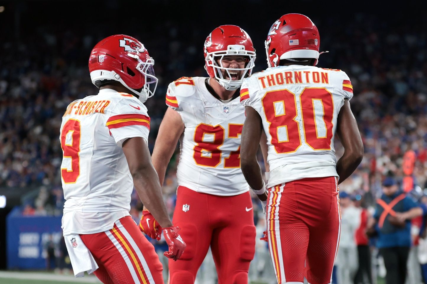 Travis Kelce Can't Believe the Chiefs Were Able to 'Steal' Tyquan Thornton From the Patriots