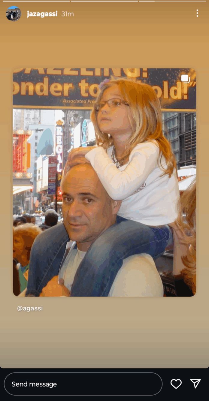Andre Agassi Shares Throwback Photo With Daughter Jaz on National ...