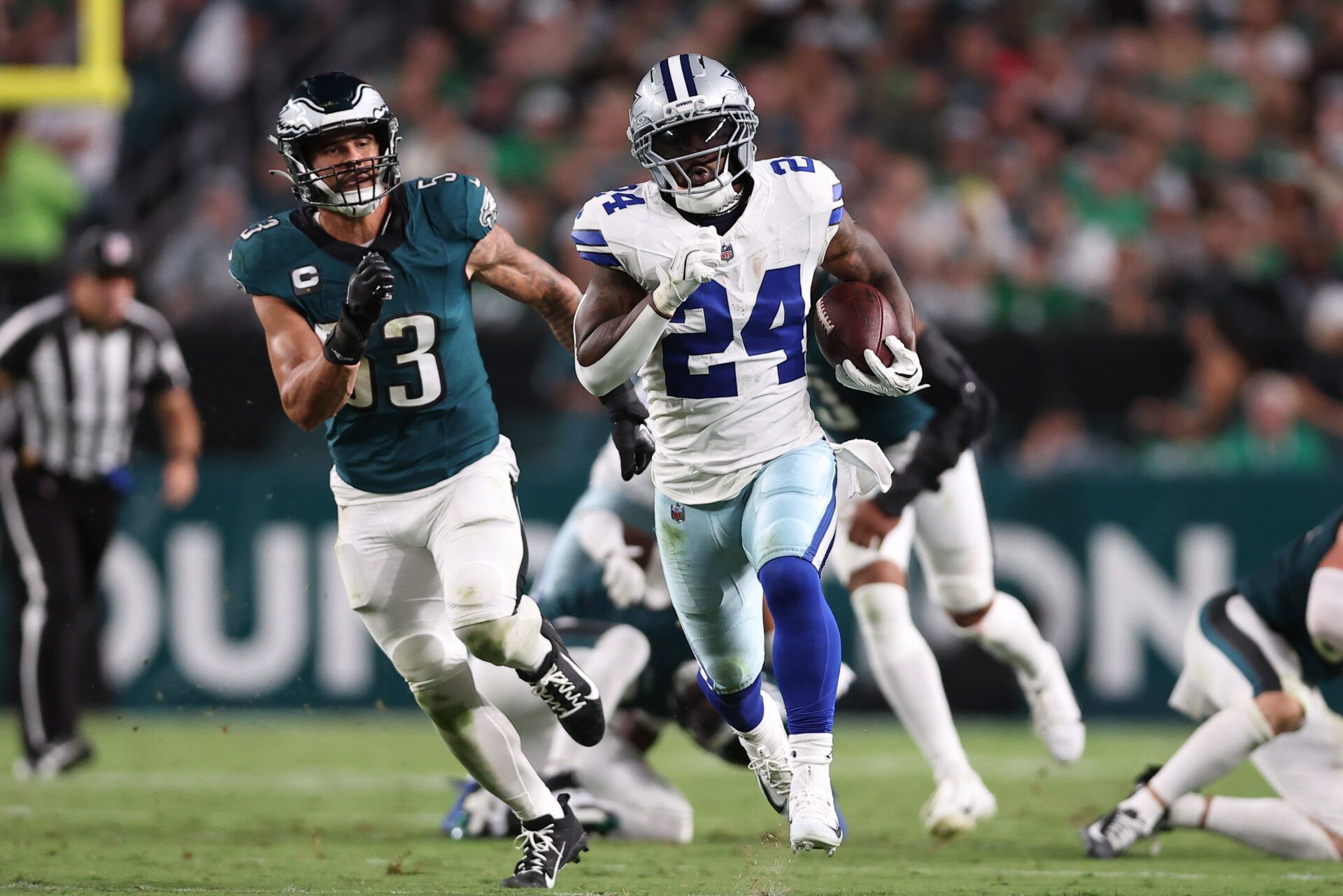 Is Miles Sanders Playing in Week 5? Latest on Cowboys RB’s Status for ...