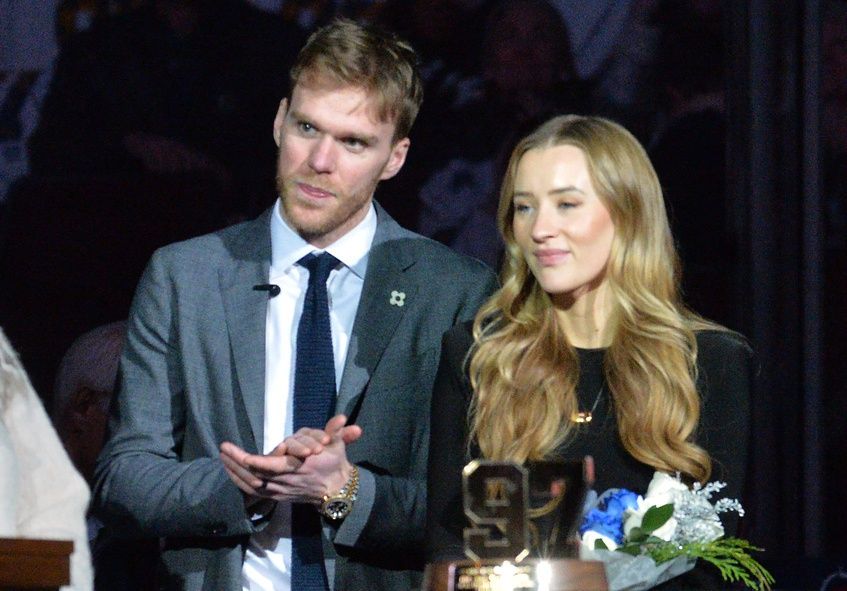 Connor McDavid's Wife Reacts As Oilers Star Raises Several Questions ...