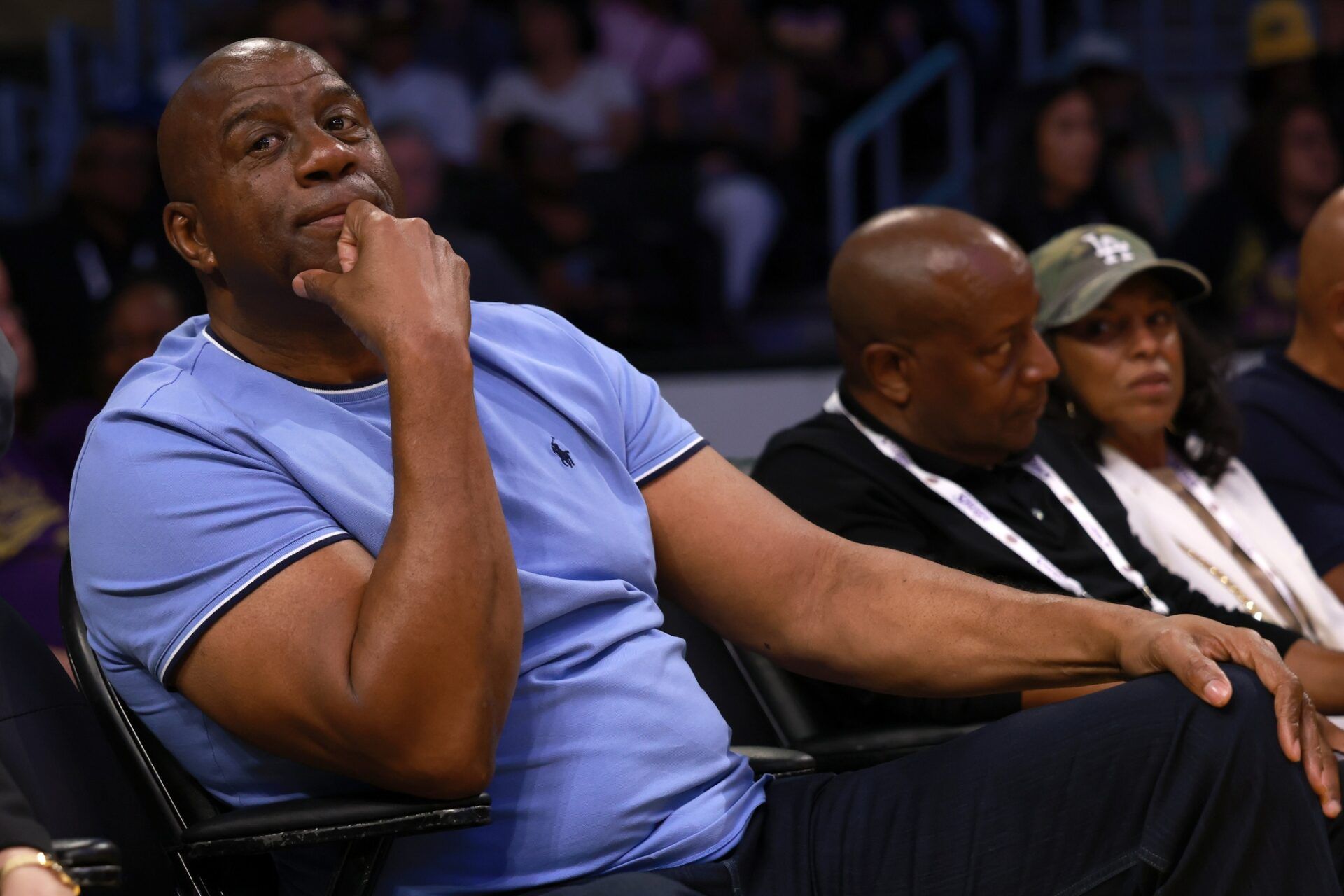 Lakers Legend Magic Johnson Makes Bold Statement Before Dodgers-Brewers ...