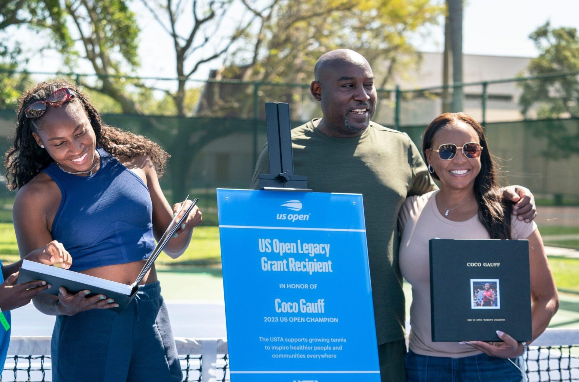 Coco Gauff Sends 1-Word Response to Parents Candi and Corey Enjoying ...