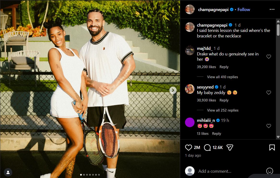 Drake Sparks Fresh Drama With Serena Williams After Liking a Shady ...