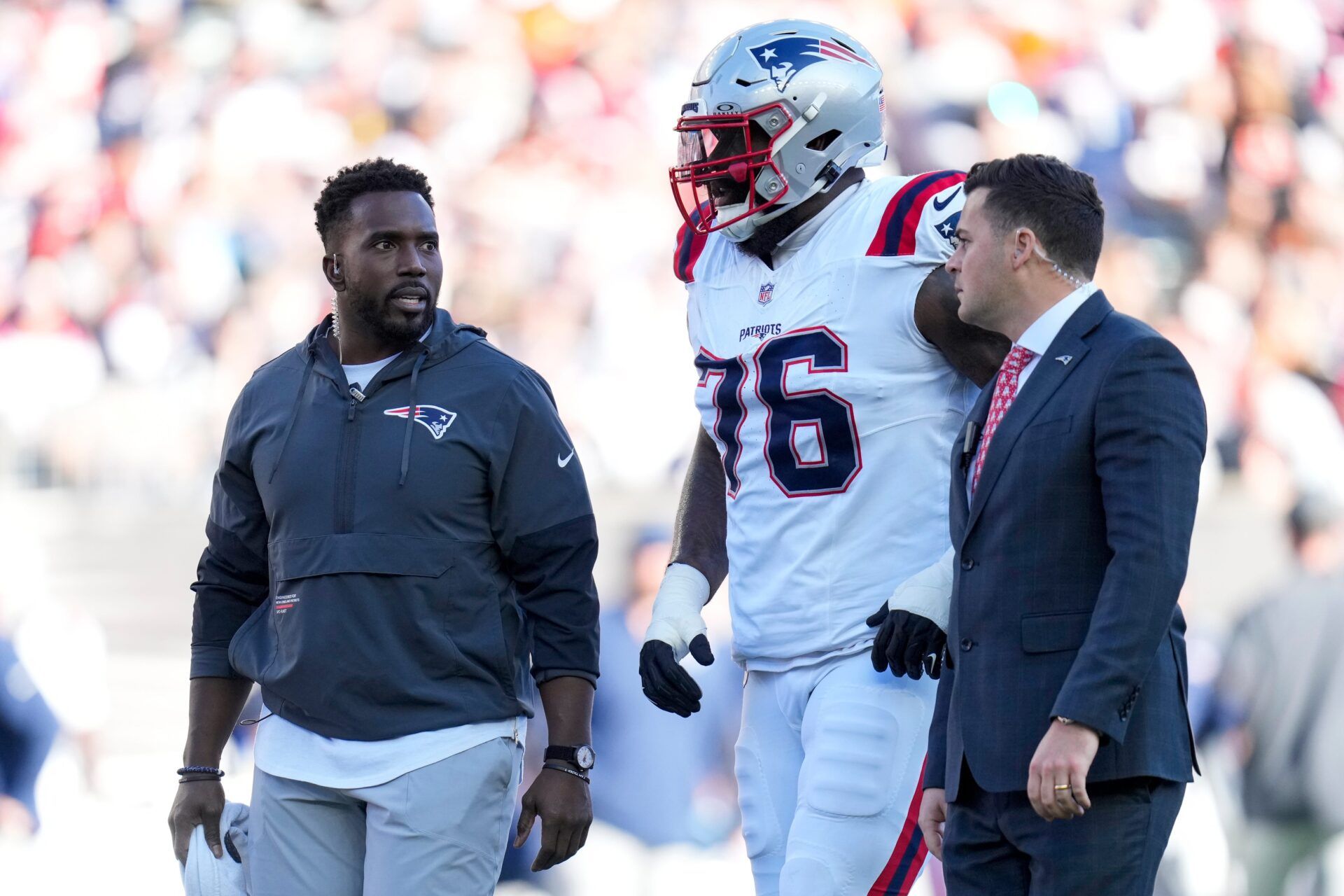 Patriots Suffer Several Injuries in Brutal Win Against Cincinnati
