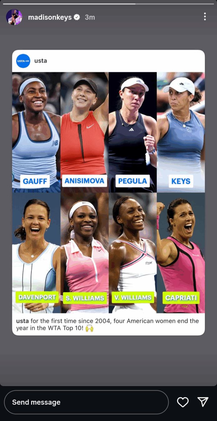 Jessica Pegula and Madison Keys Proudly Show Off Their Historic ...