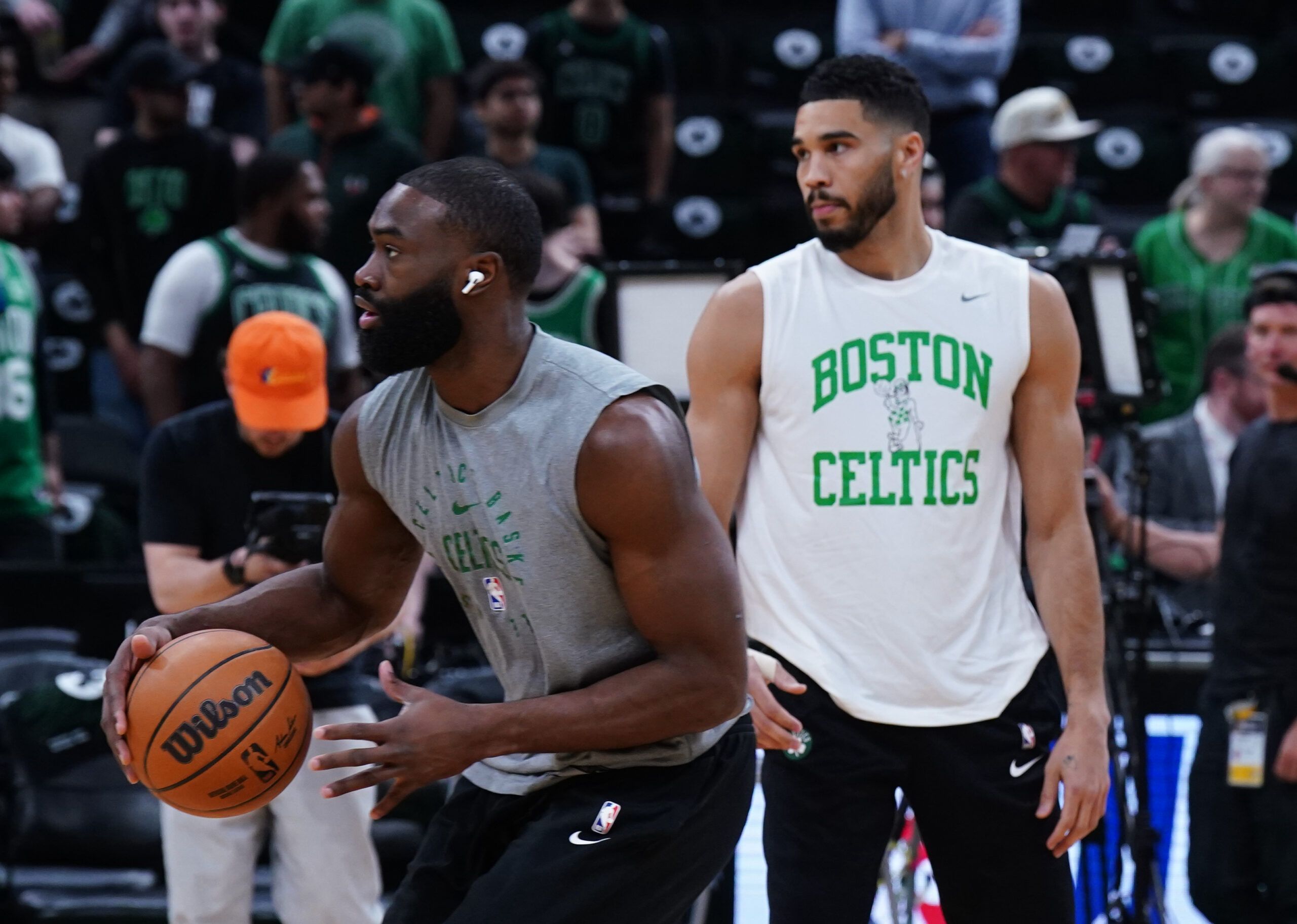 Jaylen Brown, Jayson Tatum Spotted on Court Amid Celtics Star’s Injury ...