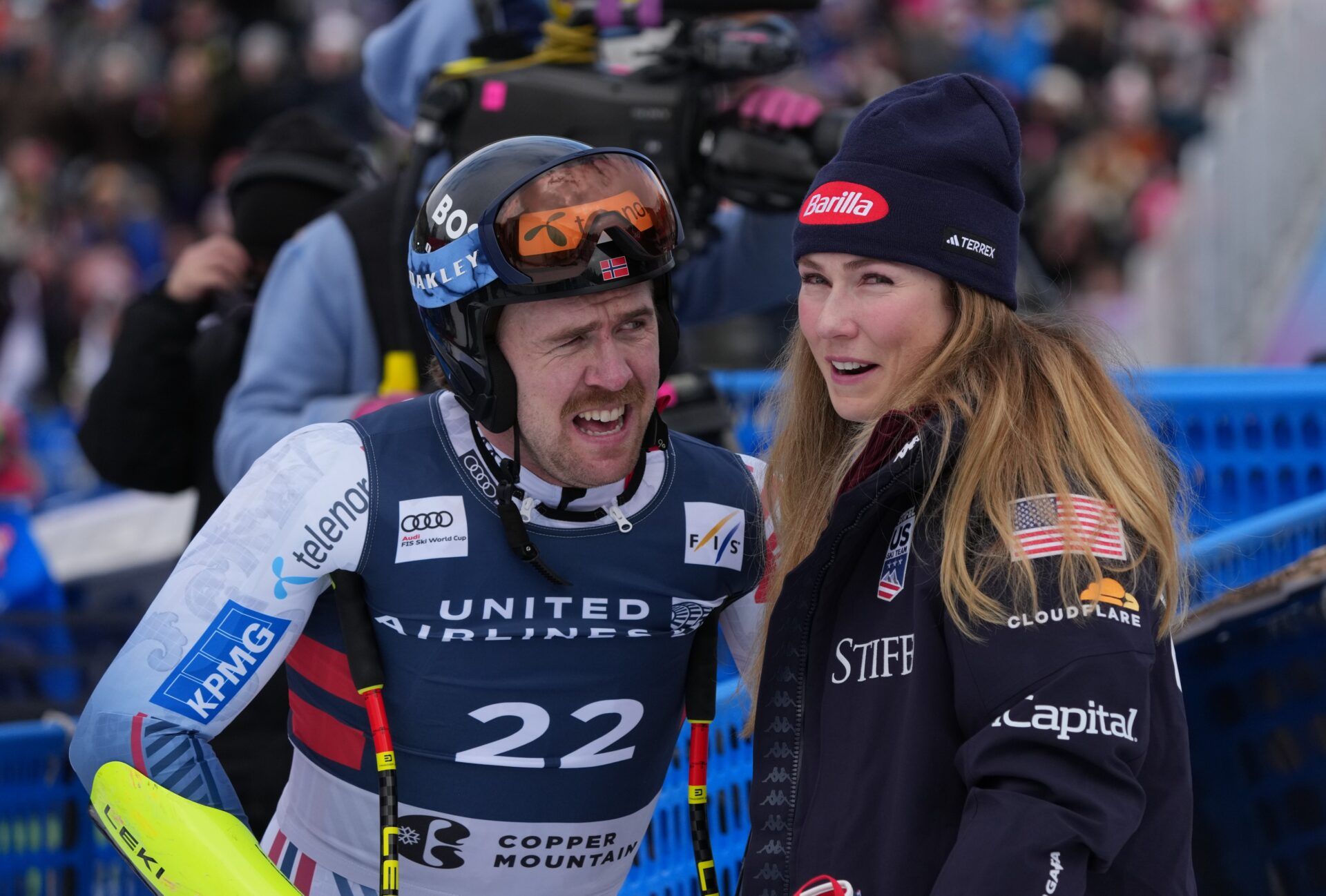 Mikaela Shiffrin Tearing Up at Fiancé Aleksander Kilde’s Comeback ...