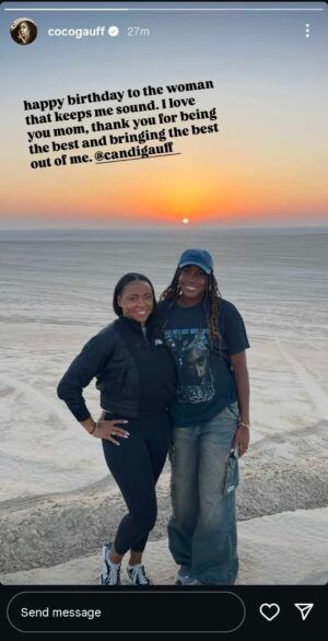 Coco Gauff Makes Her Feelings Known on Mother Candi in Heartfelt ...