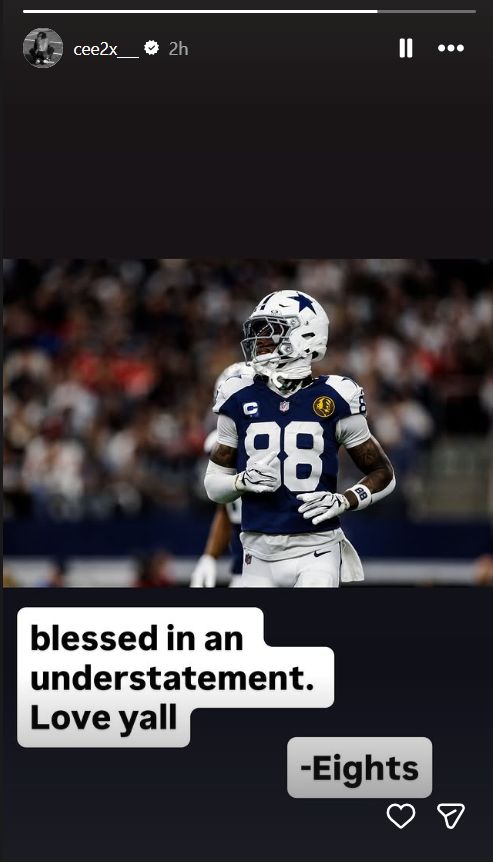 Cowboys Star CeeDee Lamb Sends 6-Word Message After Suffering Scary ...