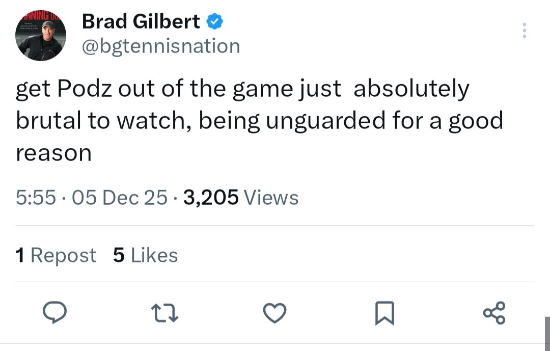 Coco Gauff’s Former Coach Brad Gilbert’s Harsh Brandin Podziemski Verdict After ‘Brutal’ Act in ...