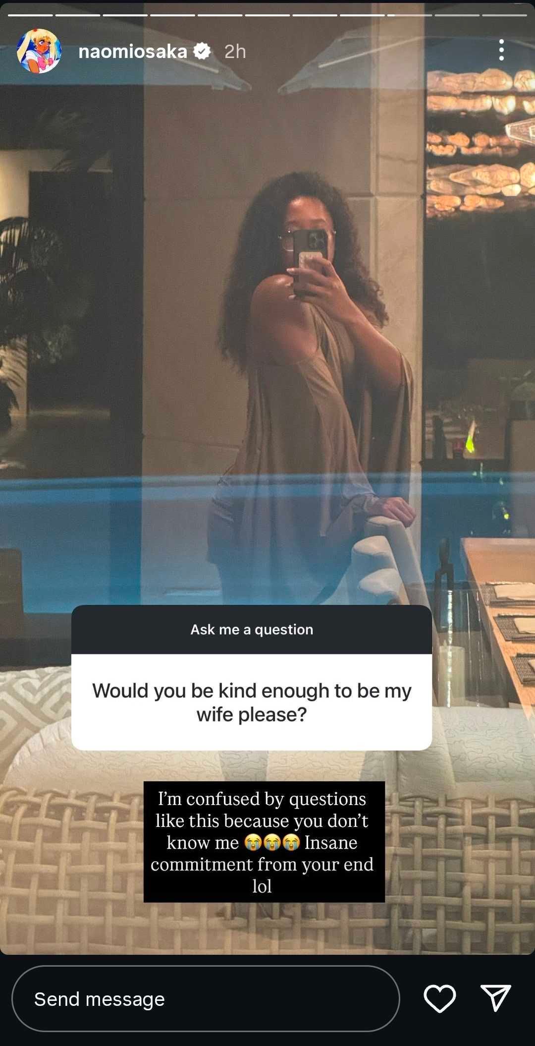 Naomi Osaka Makes Her Feelings Known on ‘Insane’ Wife Request From Fan