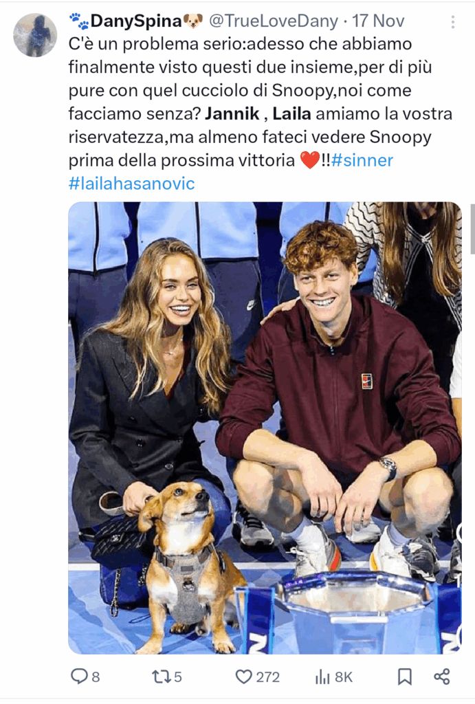 6 Wholesome Moments Involving Jannik Sinner and Girlfriend Laila ...