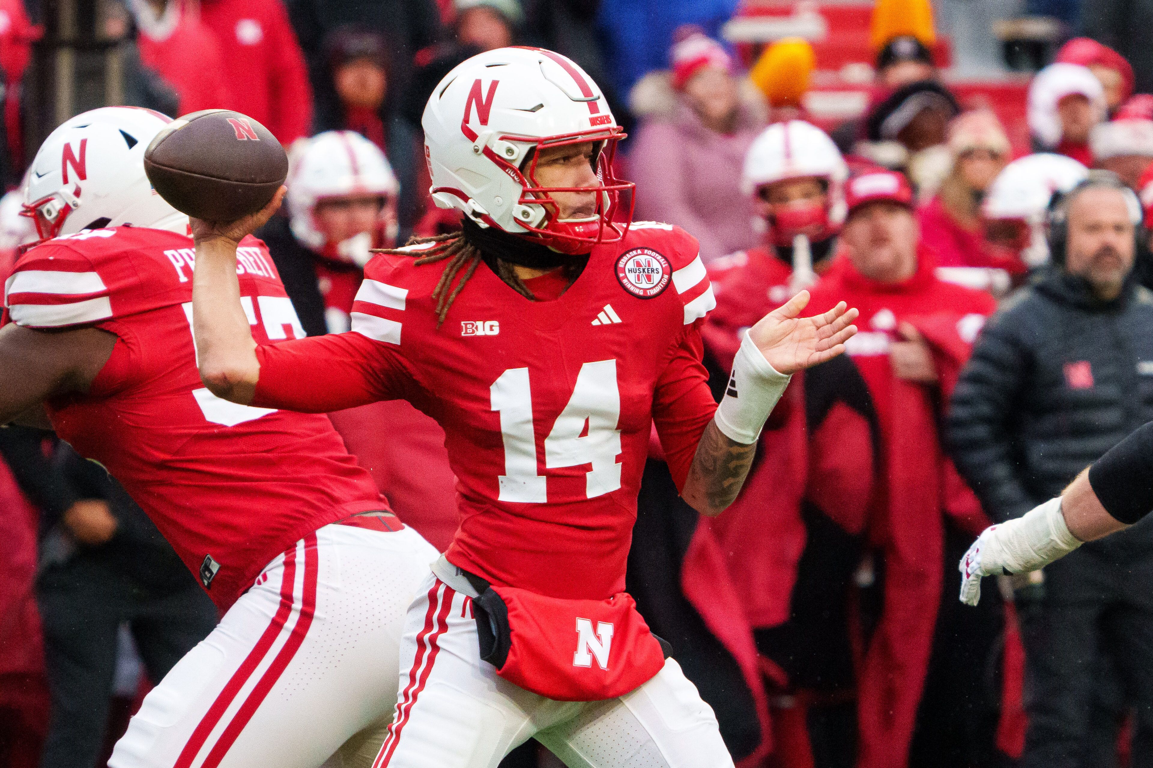 Nebraska ‘QB1’ TJ Lateef Earns Teammate’s Praise Following Dylan Raiola ...