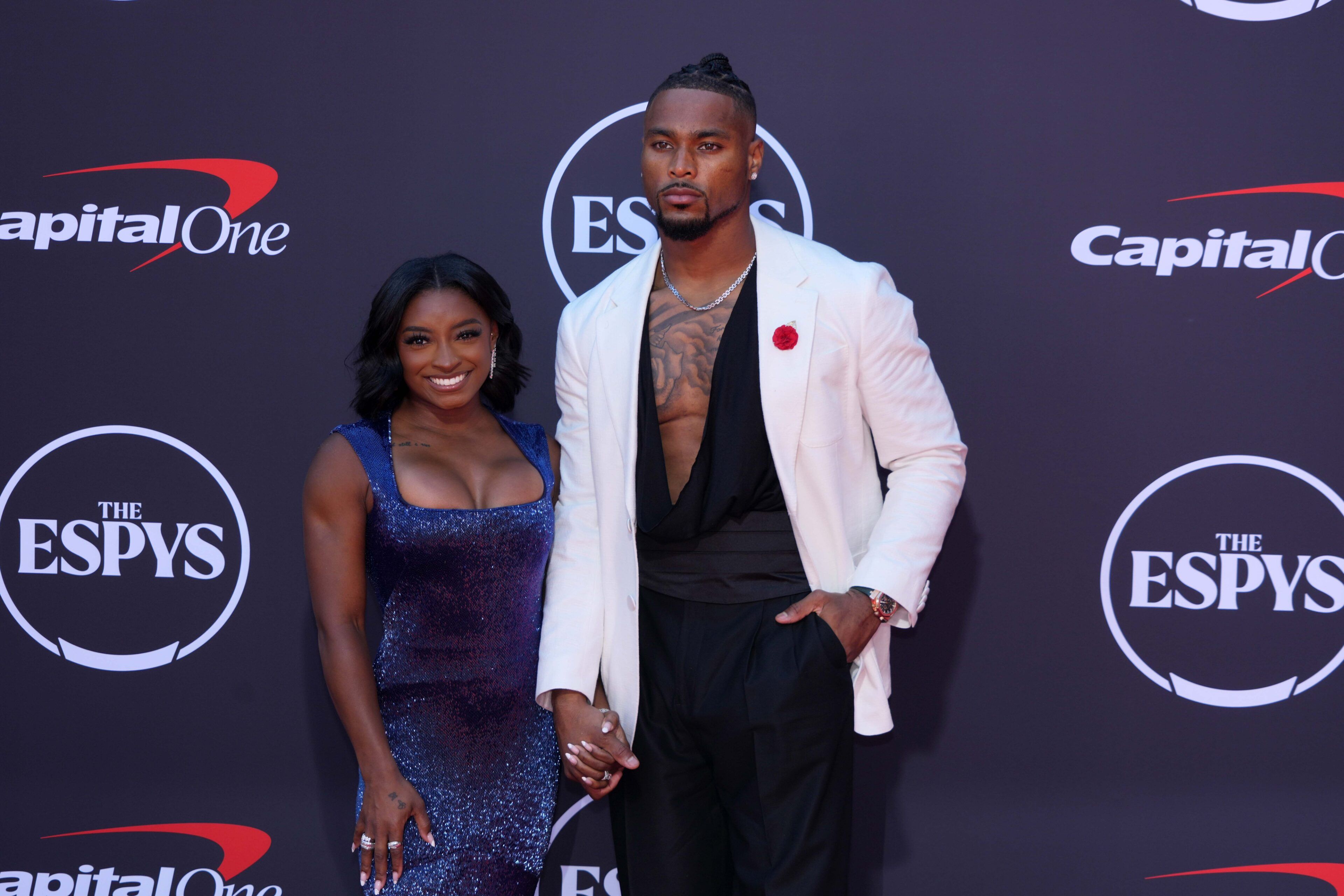 Simone Biles Pairs $5,700 Christian Dior Bag With Custom Outfit Paying ...