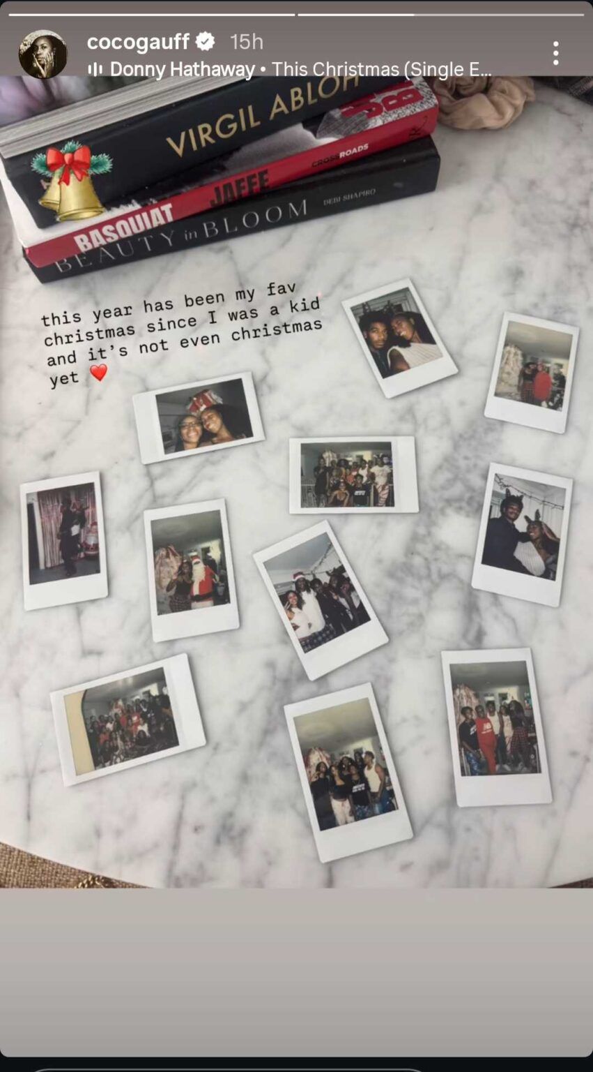 Coco Gauff Makes Christmas Claim About 2025 as She Shares Moments from ...