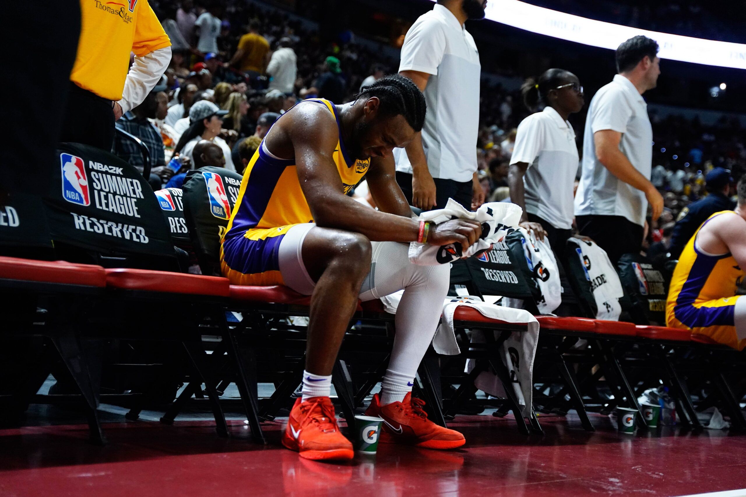 NBA Fans React To Bronny James' Performance In Rockets-Lakers Game