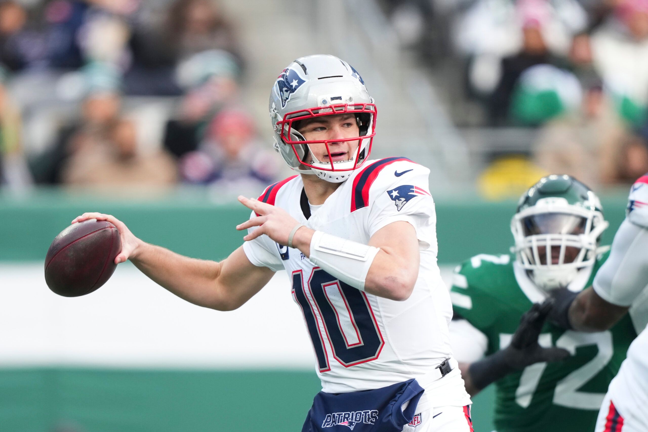 Drake Maye Made NFL History During Patriots’ Blowout Win vs. Jets in ...
