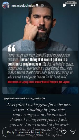 Michael Phelps’ Wife Nicole Pens Heartfelt Message As the Olympian Gets ...