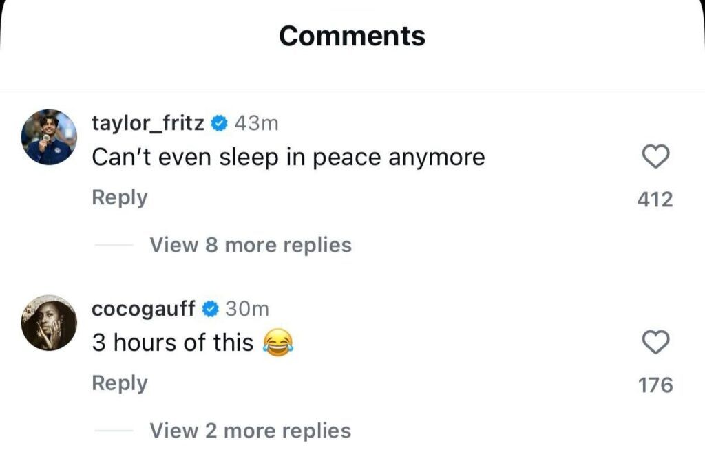 Coco Gauff and Taylor Fritz React As Their Hilarious In-Flight Incident ...