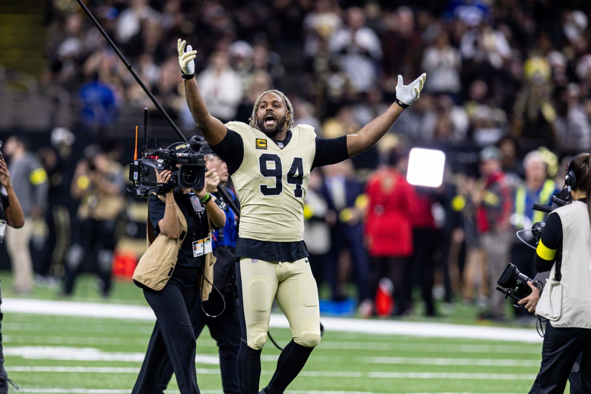 Saints Star Cam Jordan Takes Shots at Buccaneers Rival Tristan Wirfs ...