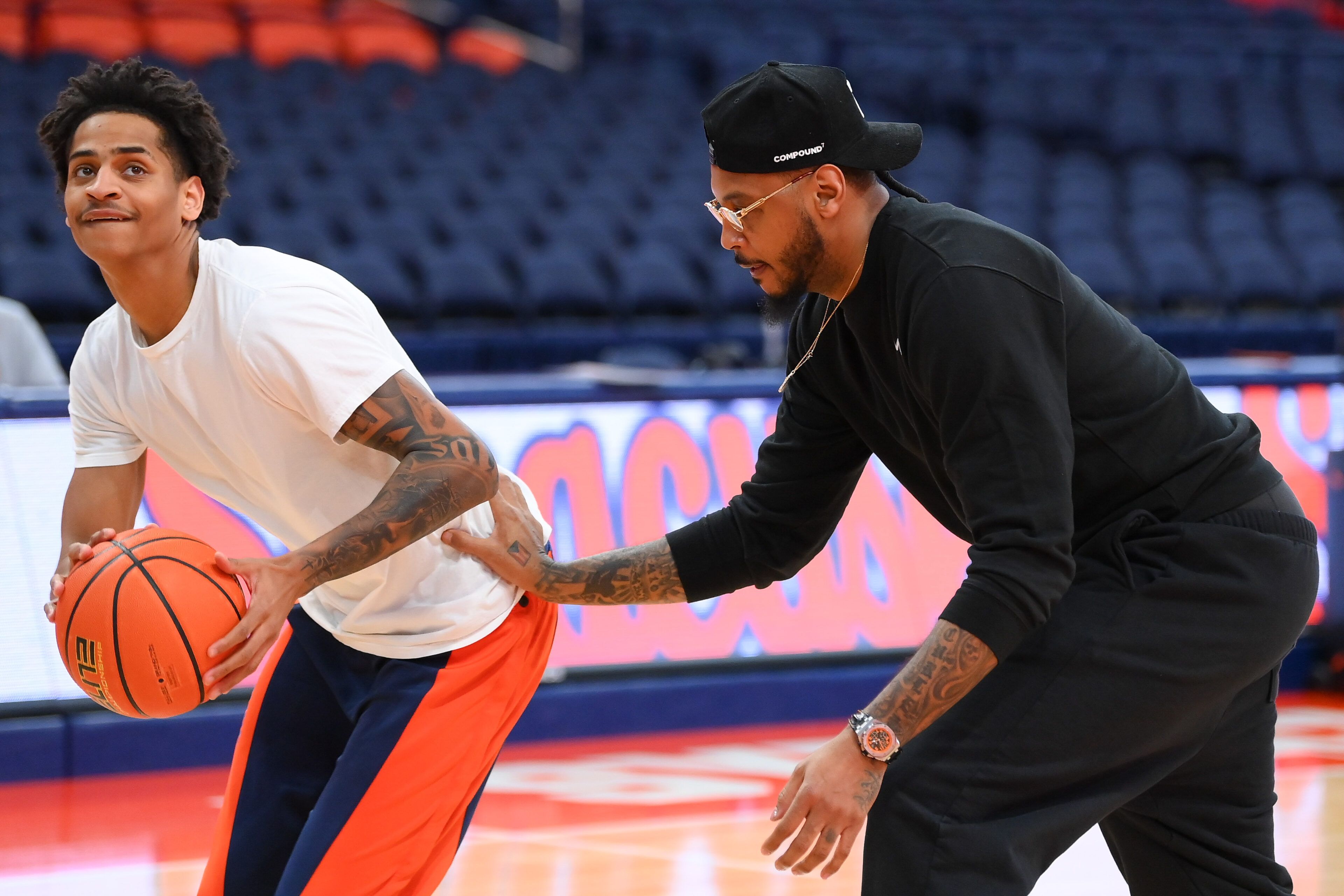 Fans Scream 'Dad Goals' as Kiyan Anthony Reveals Carmelo's Role During ...