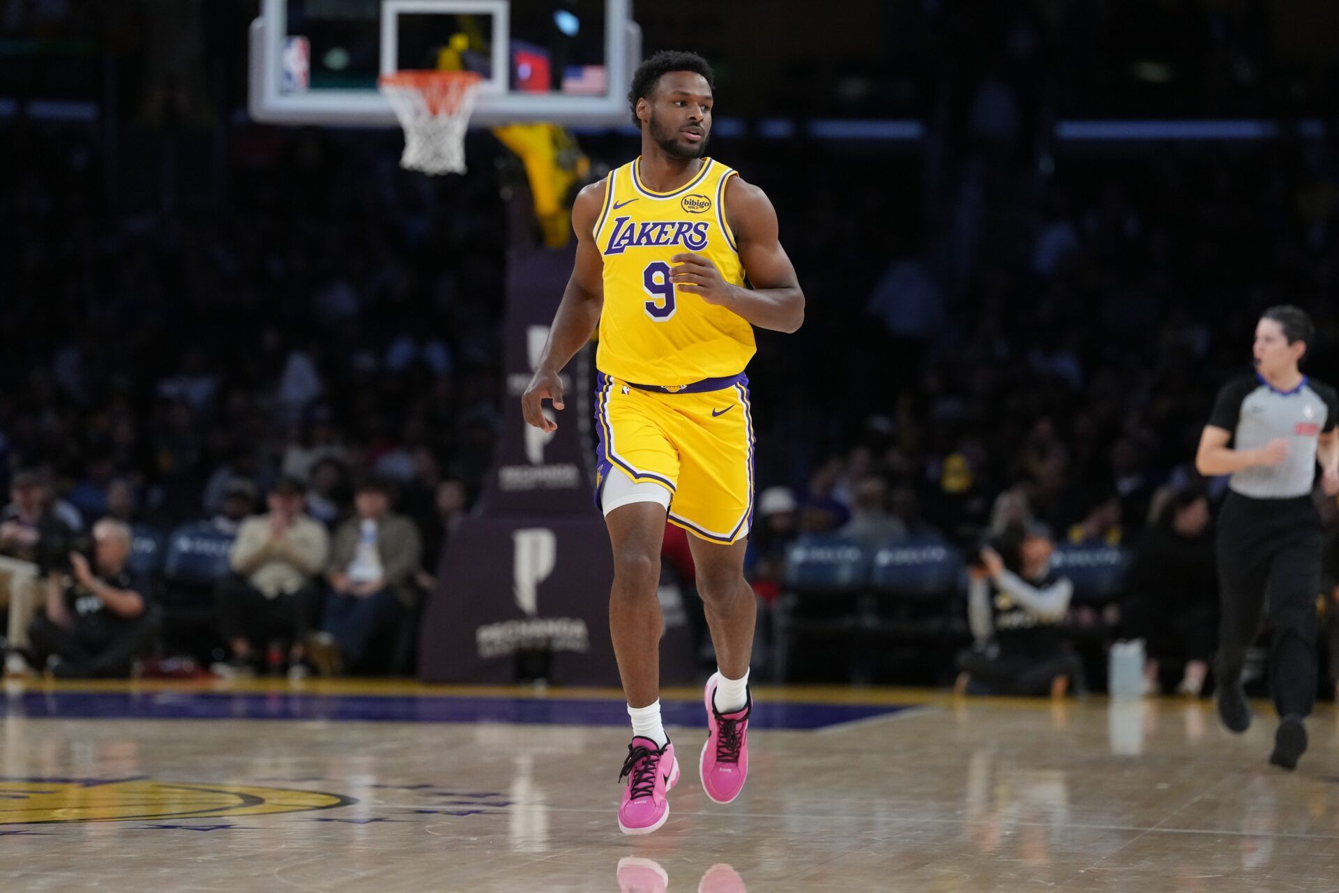 NBA Fans React To Bronny James' Two-Minute Performance In Raptors ...