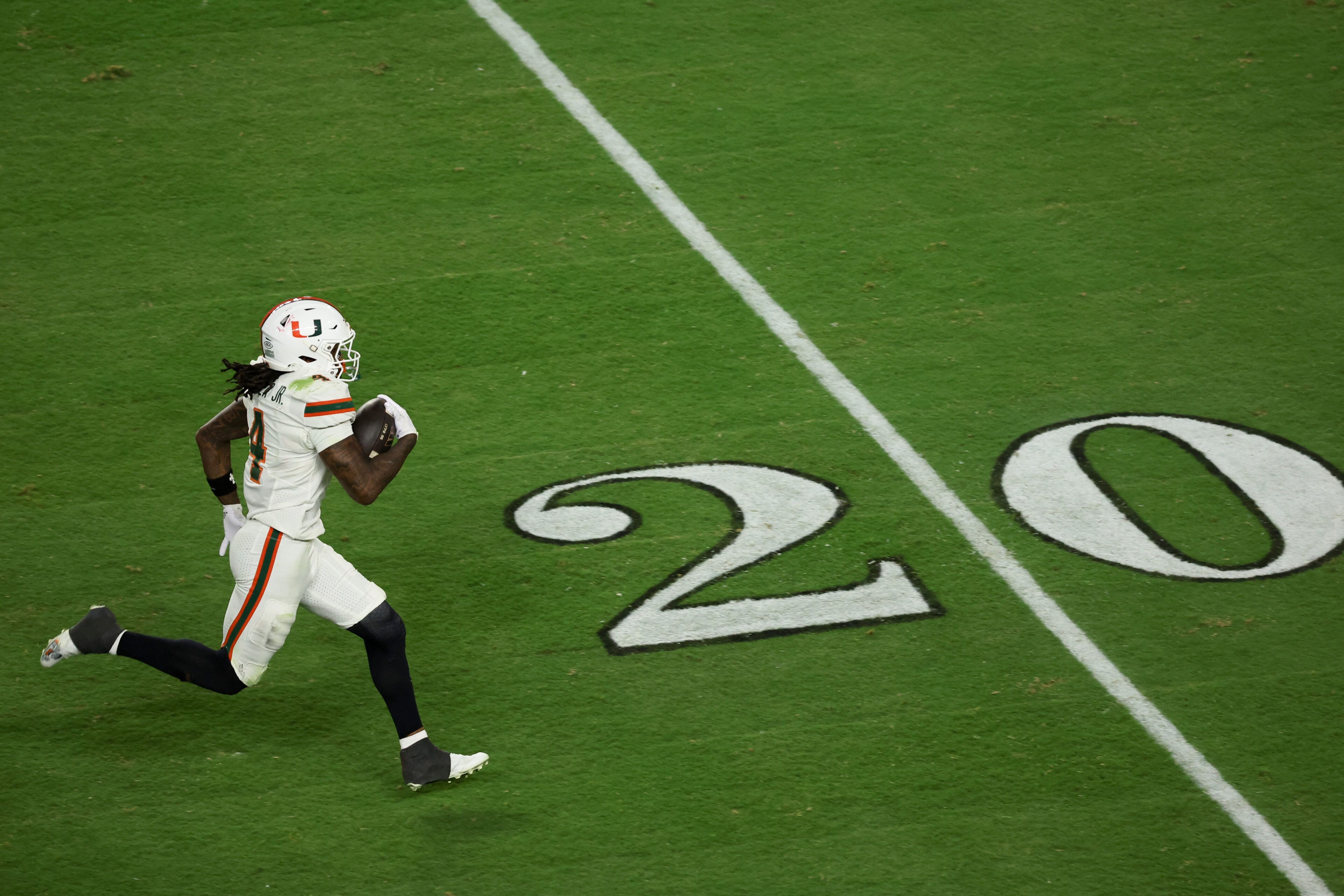 Miami's Mark Fletcher Makes College Football History Despite Hurricanes ...