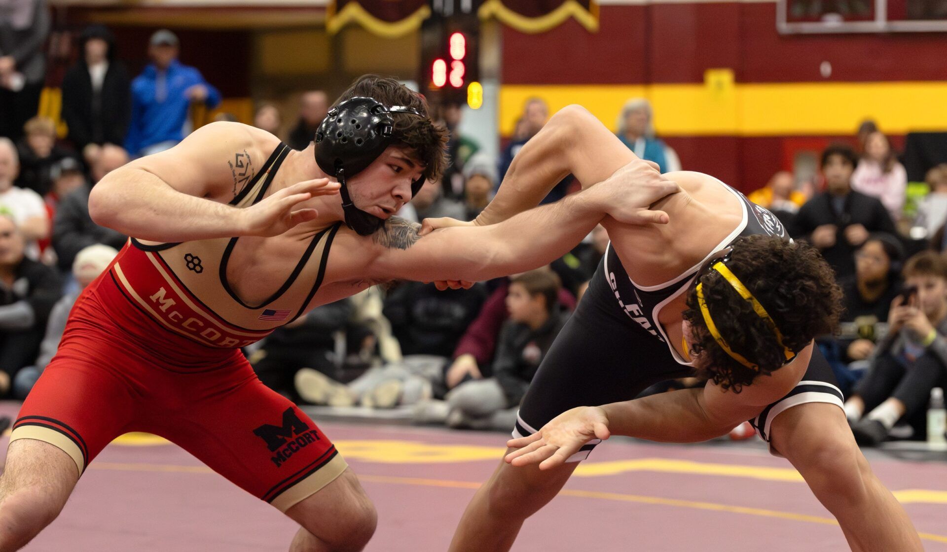 Bo Bassett Reacts to Bishop McCort Wrestling Victory Over Wyoming ...